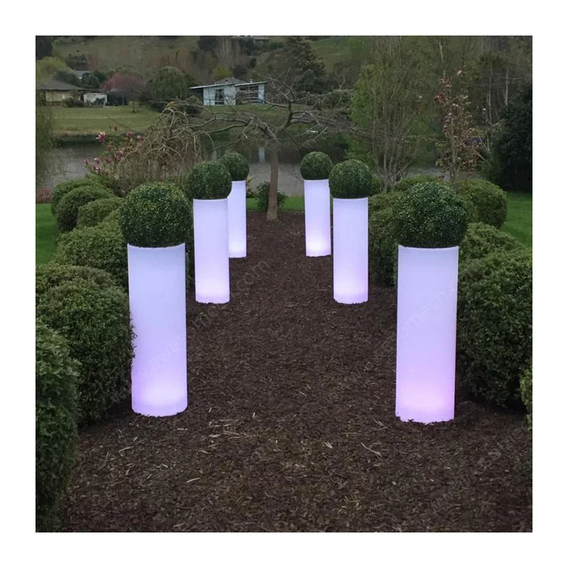 Led Lighted Wedding Stand Flower Pedestal For Decoration - Buy Wedding ...