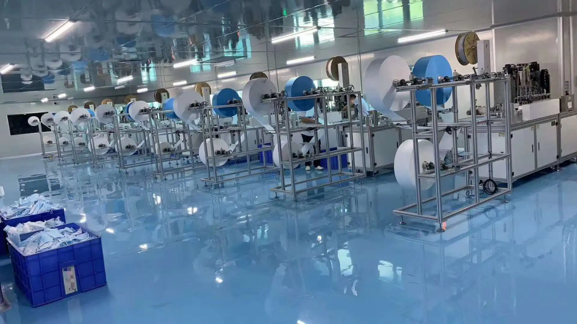 Women Sanitary Pad Napkin And Diaper Pads Making Machinery Semi ...