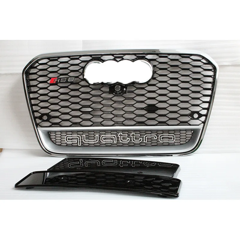 Front Bumper Grille Grill Bodykit For Audi A6 C7 C7pa Upgrade To Rs6 ...