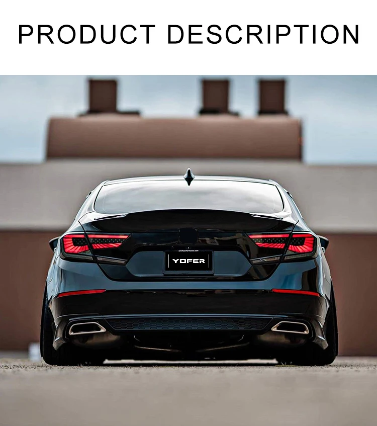 Yofer V1 10th Gen Auto Spare Parts - Rear Bumpers for Honda Accord