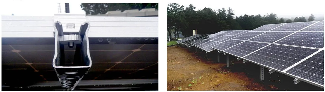 Galvanized Steel Solar Panel Racking System Solar Ground Mounting ...