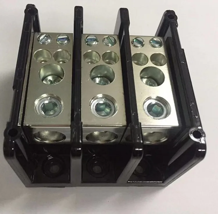 Aluminium Power Distribution Terminal Block 600v 175a 1in 4out 3way ...