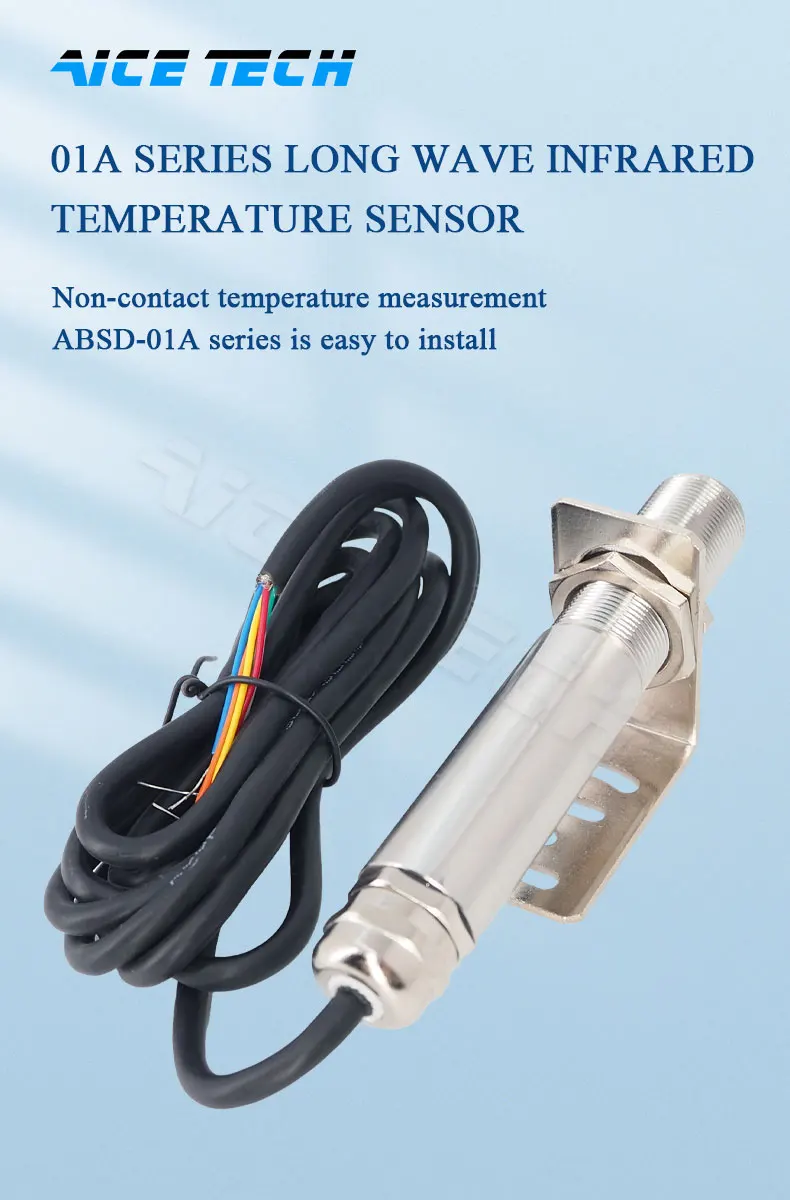 Non Contact Temperature Transmitter Industrial Infrared Temperature ...
