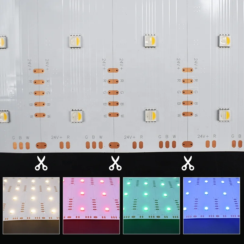 RGBW LED Sheet Light 288leds DC24V Cuttable LED Sheet for Advertising ...