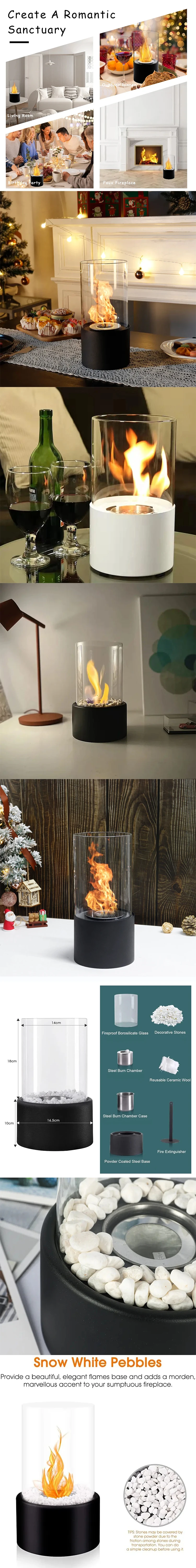 Tabletop Fire Pit For Thanksgiving Christmas Decorations Portable ...