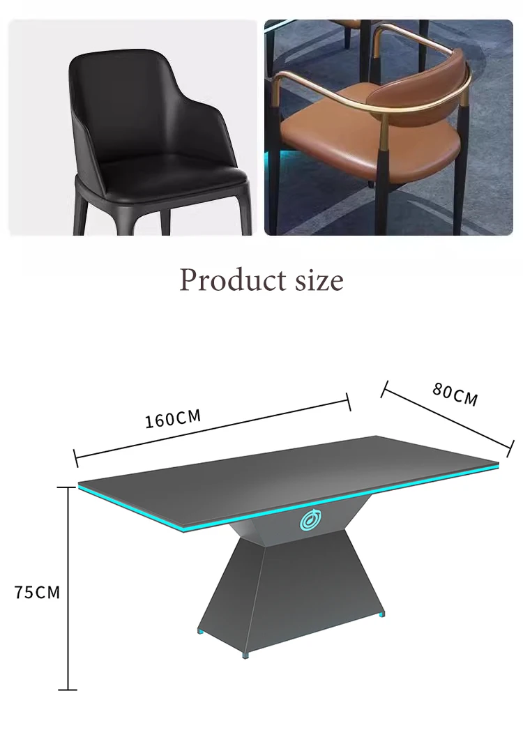 Modern Combination Bar Furniture Luminous Rock Slab Atmosphere Light ...
