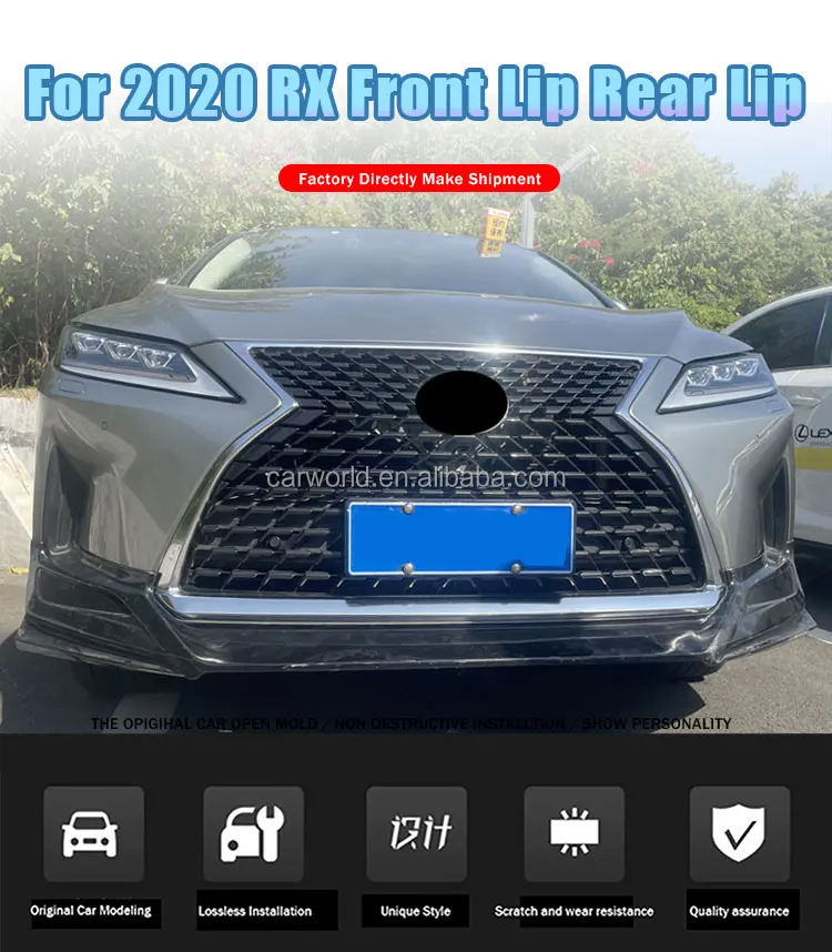 Whole Body Kits for 2020-2023 Lexus RX350 RX450 ABS Material