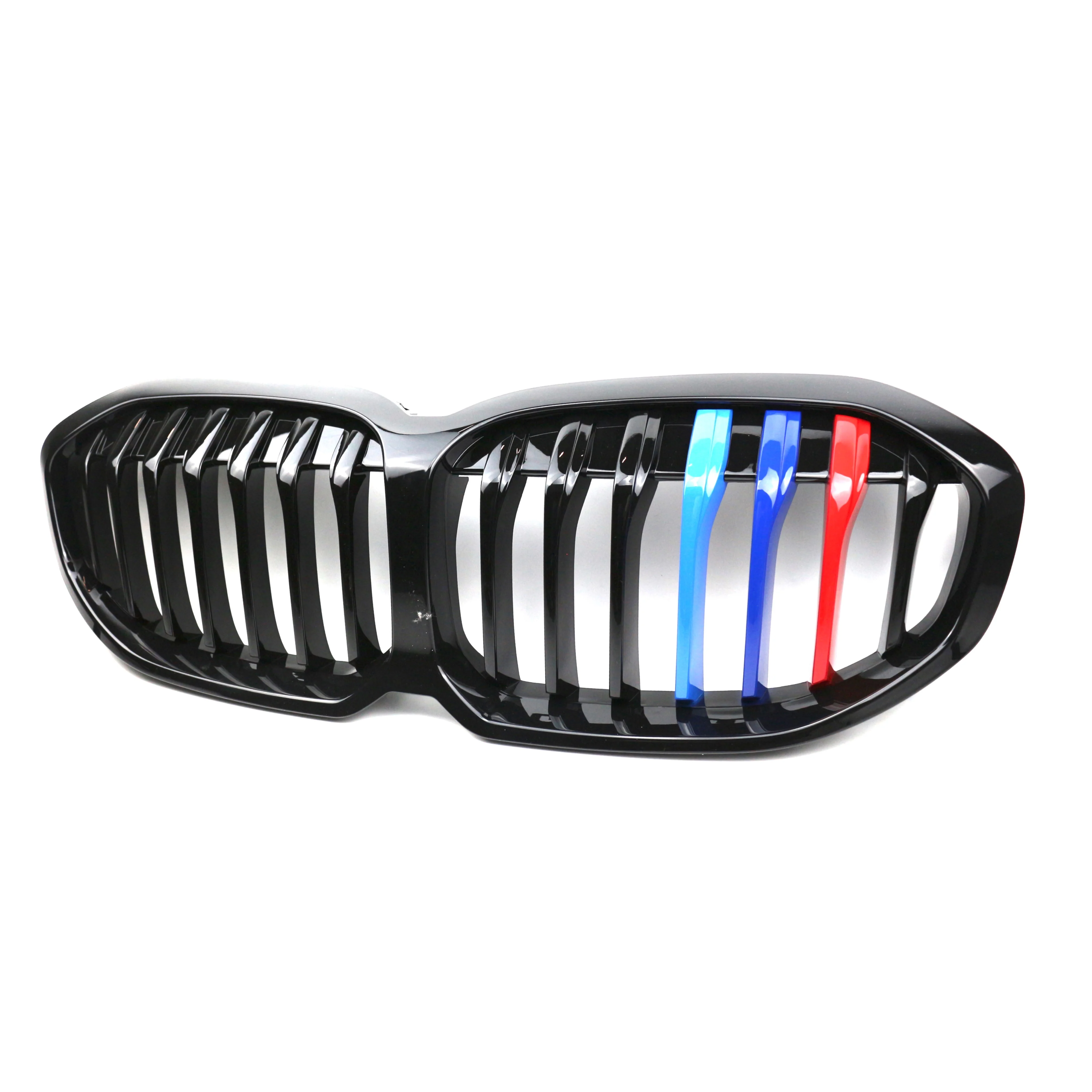 Tricolor Single Slat Front Grille Car Parts Hood Grille Racing Bumper ...