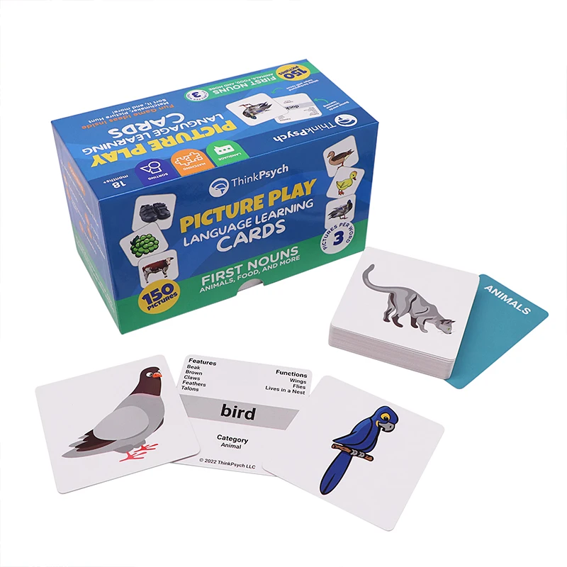 Custom Educational Cognitive Cards Sight Word Flash Cards for Kids ...