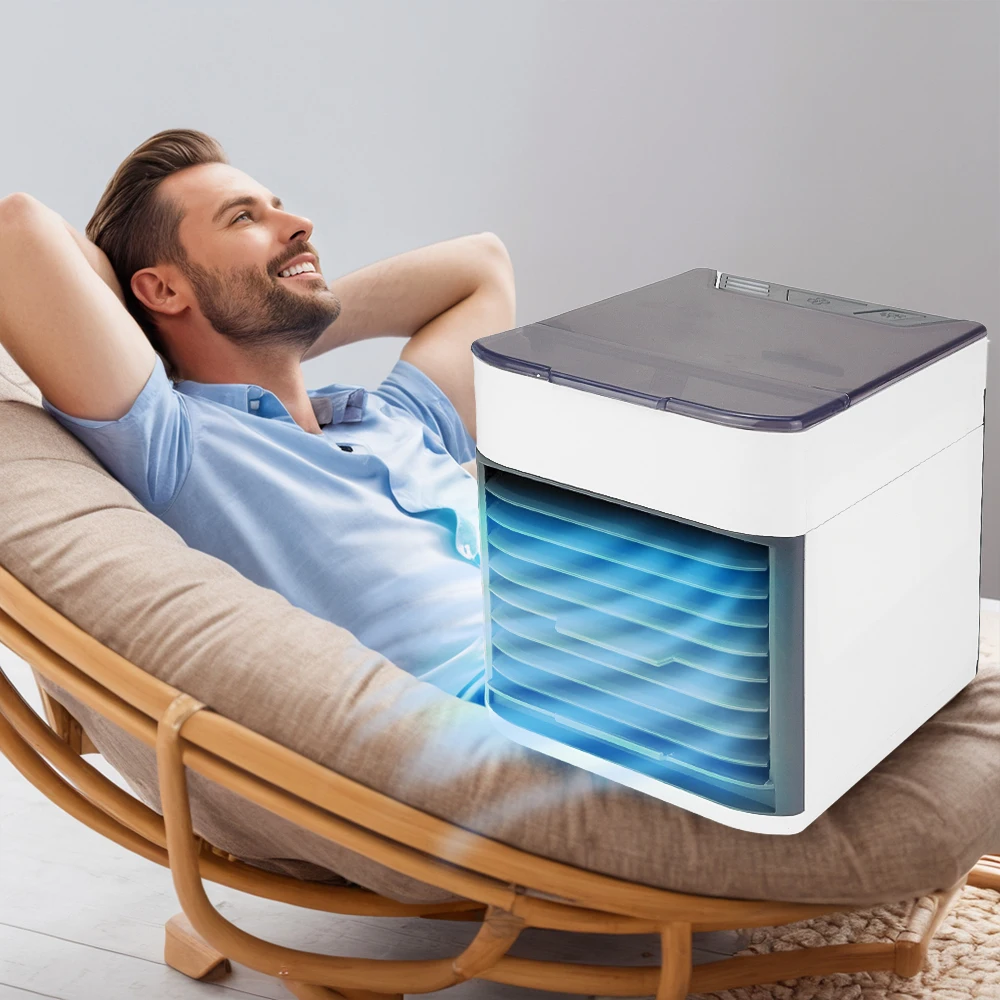 Portable Mini Cooling Fan Water Capacity 500ml Air Conditioner ...