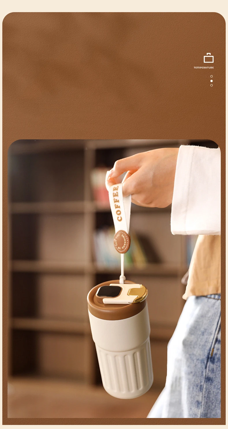 Insulated Stainless Steel Water Bottle with Lid and Straw