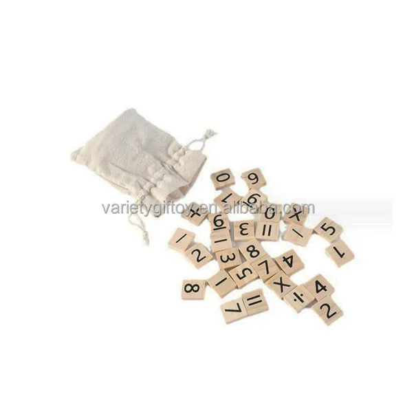 Wooden Numbers Chip Block Set Arithmetic Teaching Aid| Alibaba.com