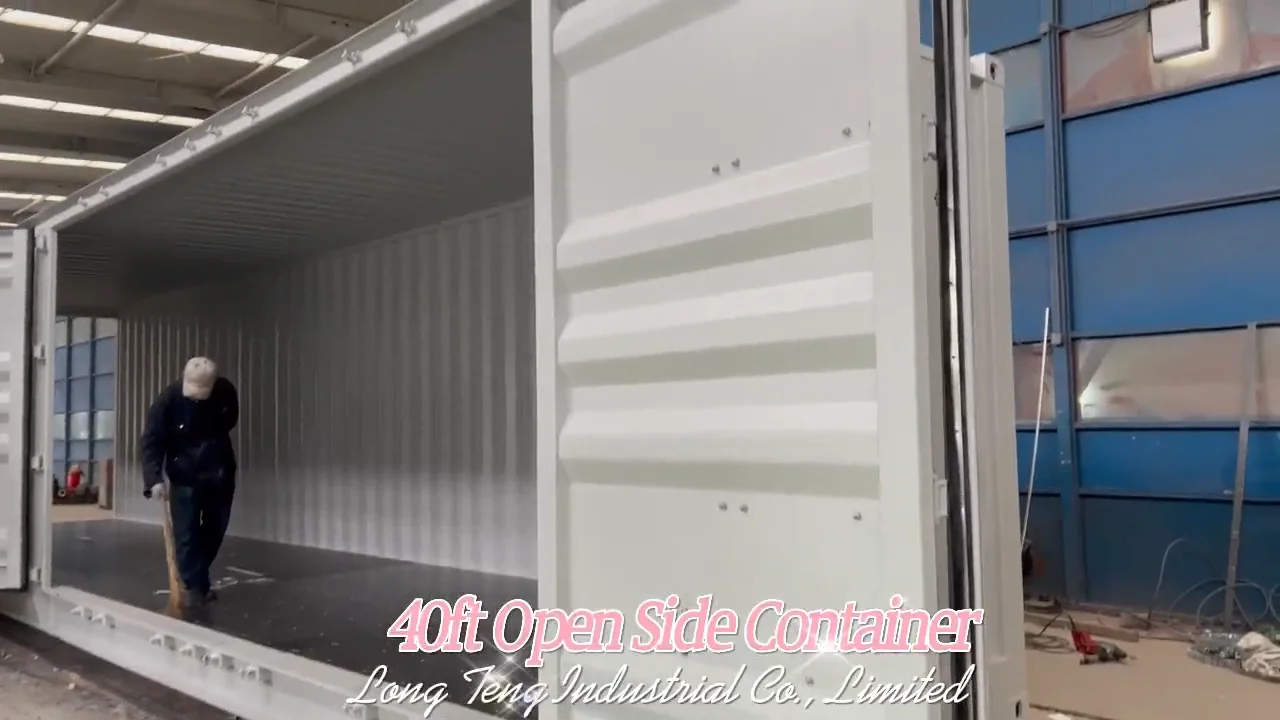 40ft Shipping Container Side Door Opening 40 Feet Length Hc High Cube ...
