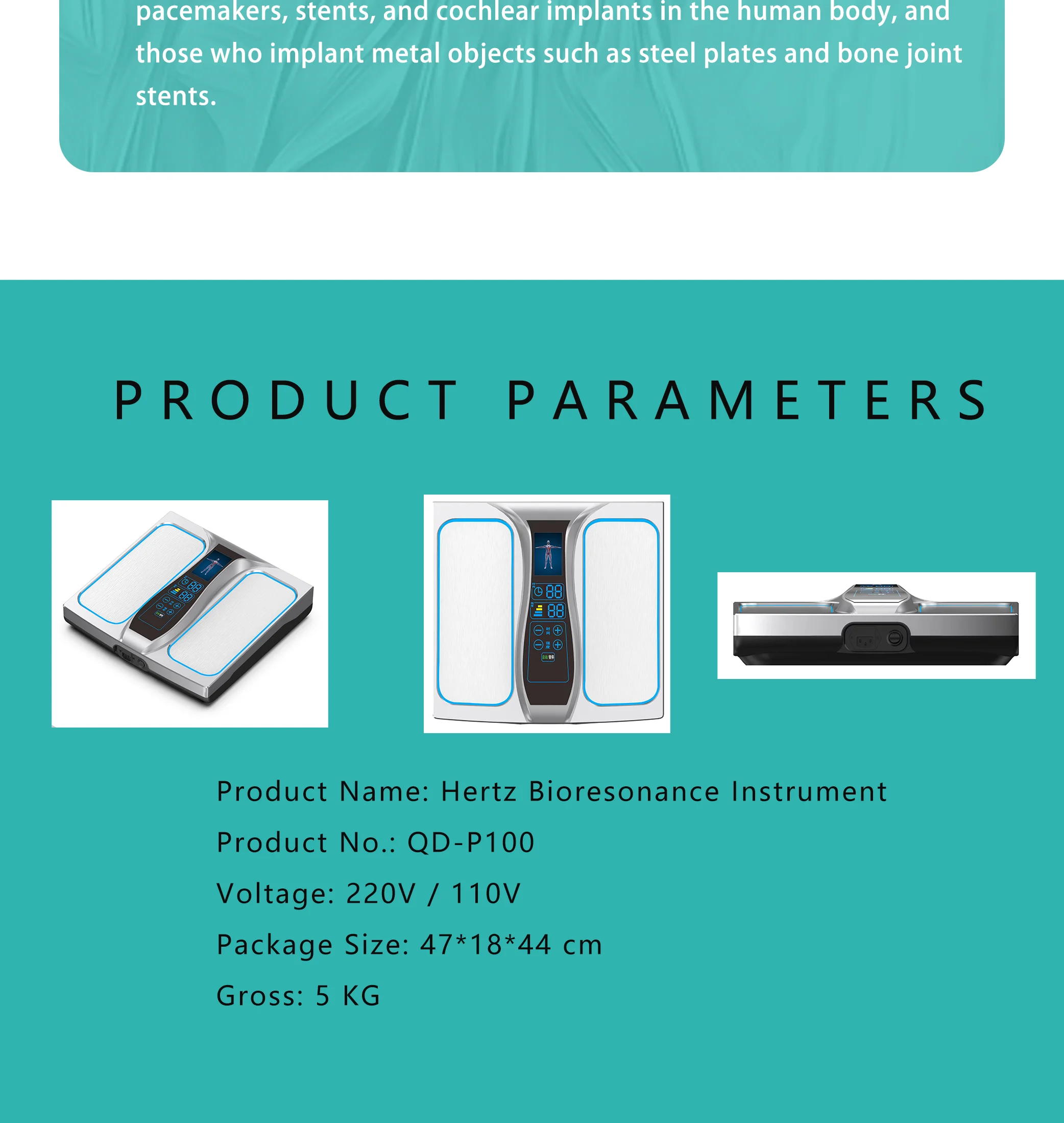Thz Wave Bioresonance P100 Pemf Terahertz Therapy Bio-terra Energy ...