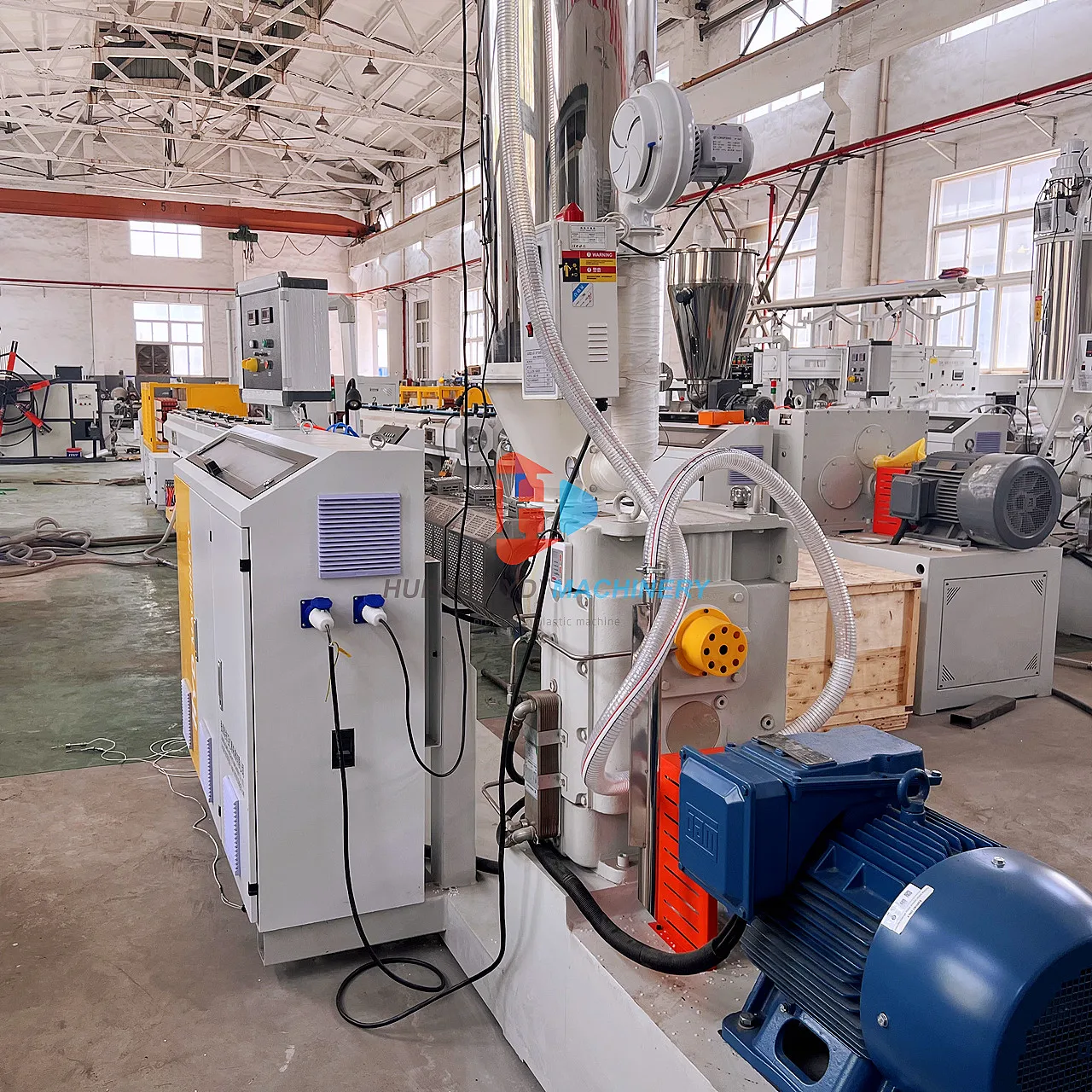 Plastic Single Screw Extruder for Soft PVC TPE Sealing Strips