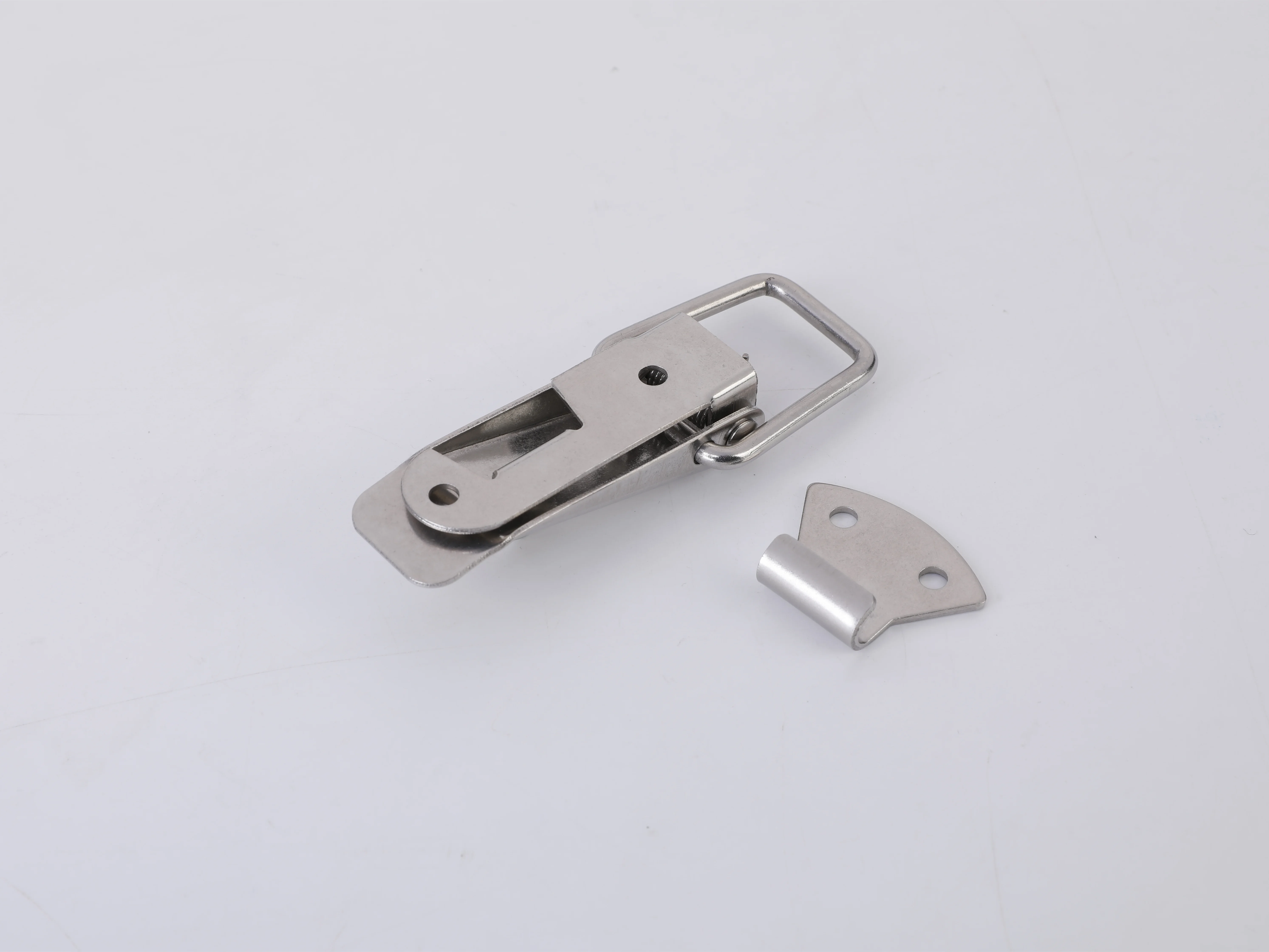 Galvanized Fastener Toolbox with Spring-Loaded Draw Latch Toggle Hasp ...