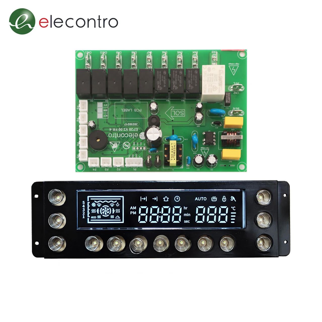 PCB Designed LCD Oven Controller Board for Stove Oven Electric PCBA ...