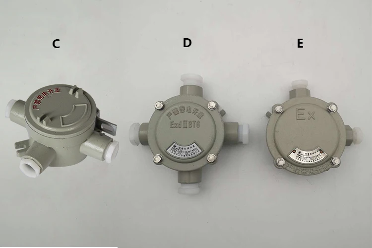 IP65 Explosion Proof Terminal Junction Box - 1 Way 2ways 3ways Flat