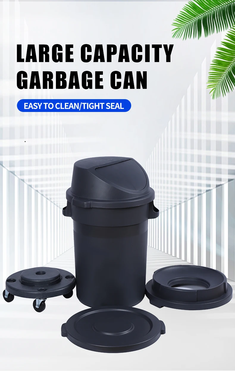 80l Plastic Recycle Waste Bin Wheeled Garbage Container Rubbish Bin - Buy Trash Can,80l Plastic ...