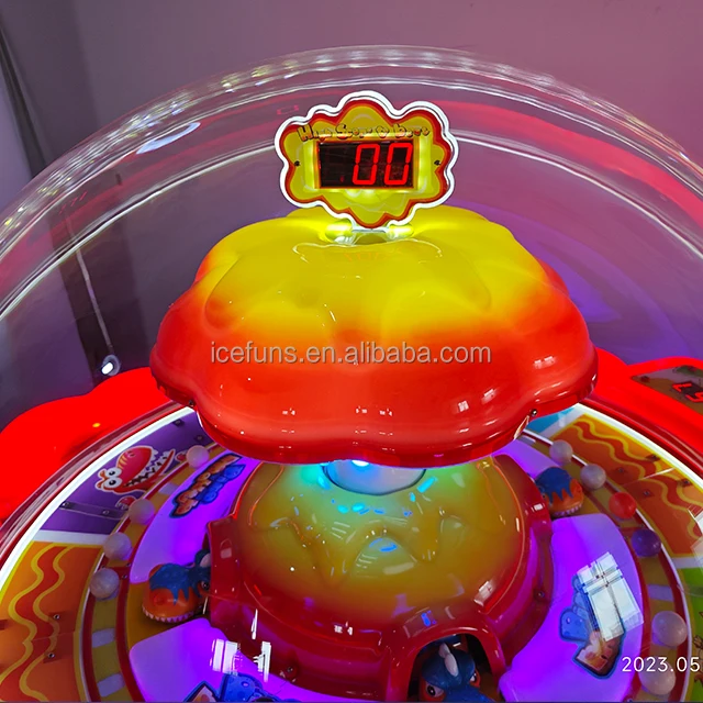 4 Player Coin Operated Hungry Hippos Arcade Games Machine