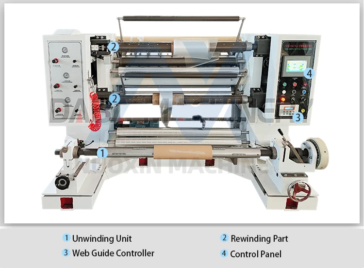 Slitter And Rewinder Pvc Paper Cutting Roll To Reel Slitting And ...