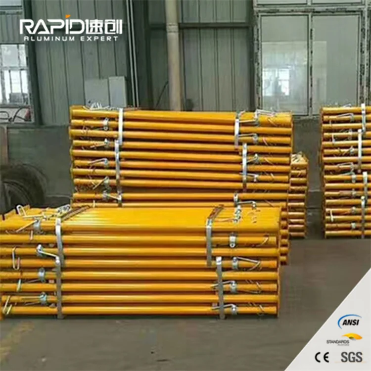 Galvanized Powder Coated Adjustable Steel Acrow Scaffolding Props For ...