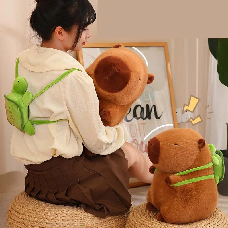 Cartoon Peluche De Capybara Stuffed Animal Capybara Plush Toy With ...