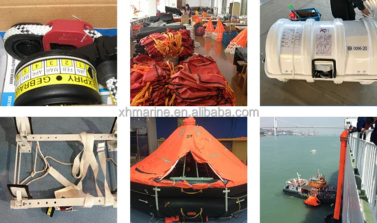 25 Person Solas Davit Launched Inflatable Liferaft D Type Inflation ...
