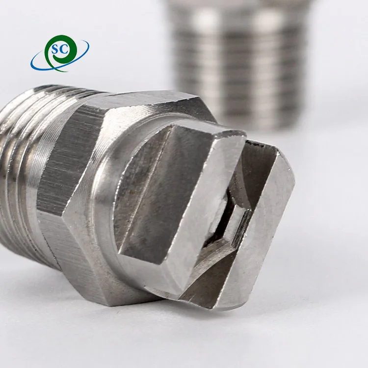 Stainless Steel Vee Jet Water Spray Nozzle - Industrial Fan
