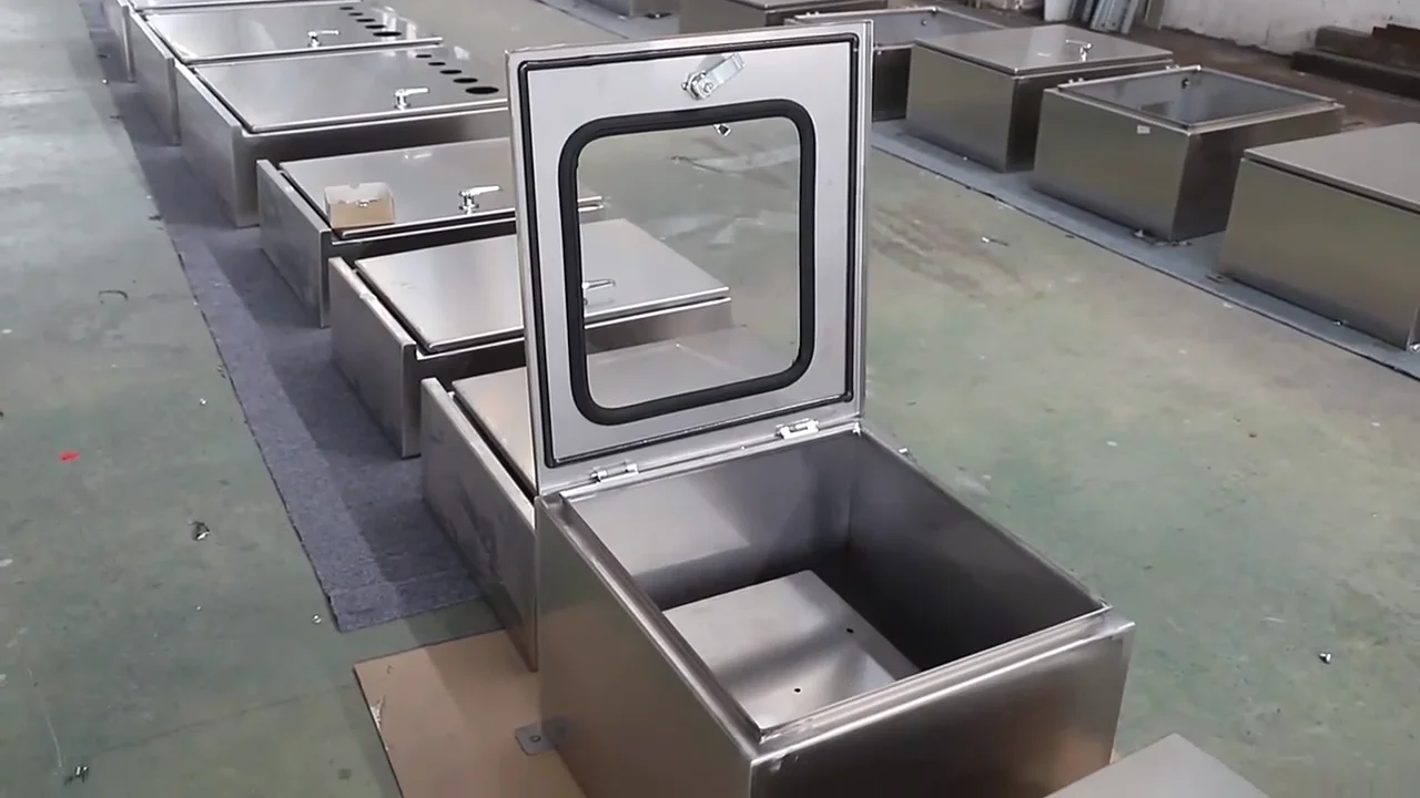 Metal Electronic Enclosure Box Electrical Distribution Box Fibreglass ...