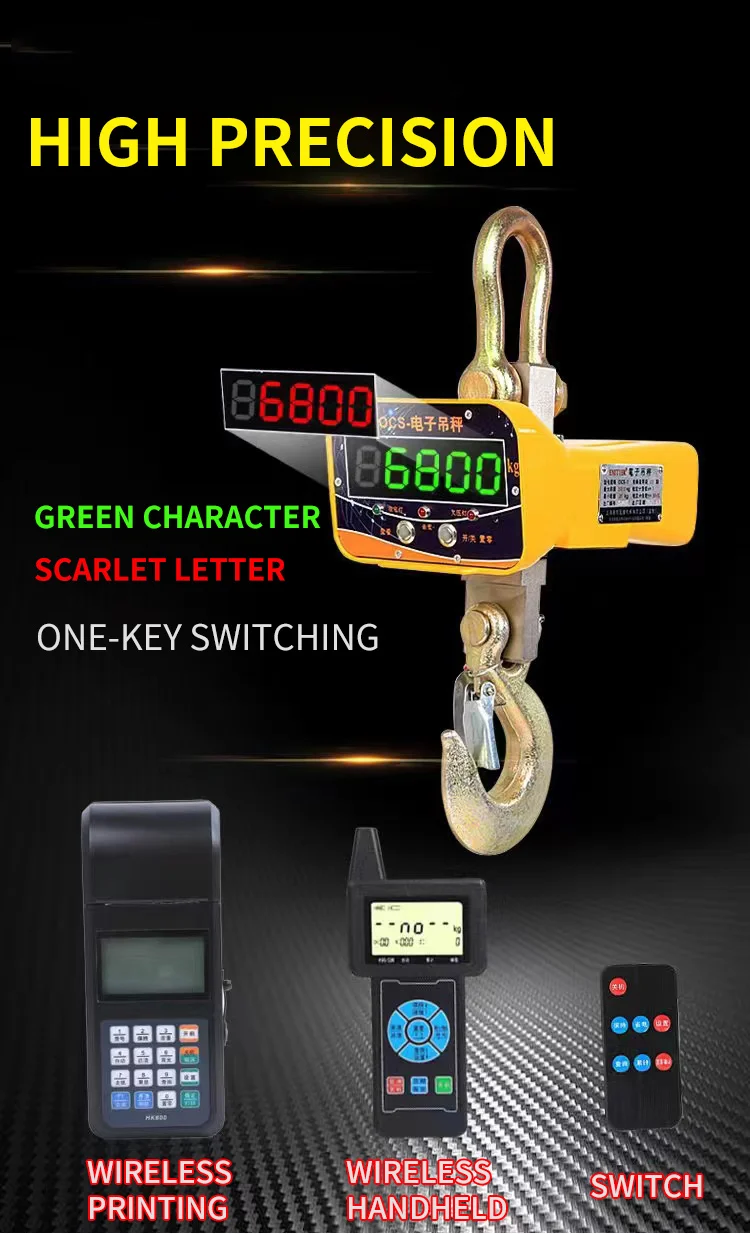 4 Times Safety Factor Waterproof Crane Scales Lifting Klau Crane ...