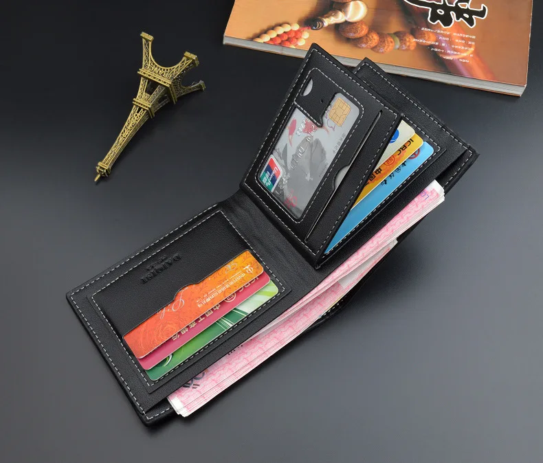 Short Wallet - Fashionable Men's Wallet with Multi-Card Slots