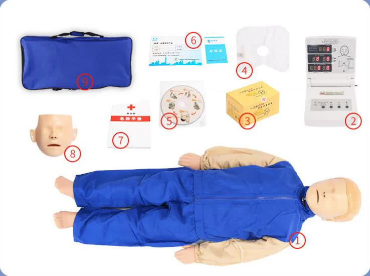 Children's CPR Manikin PVC Cardiopulmonary Resuscitation Simulated ...