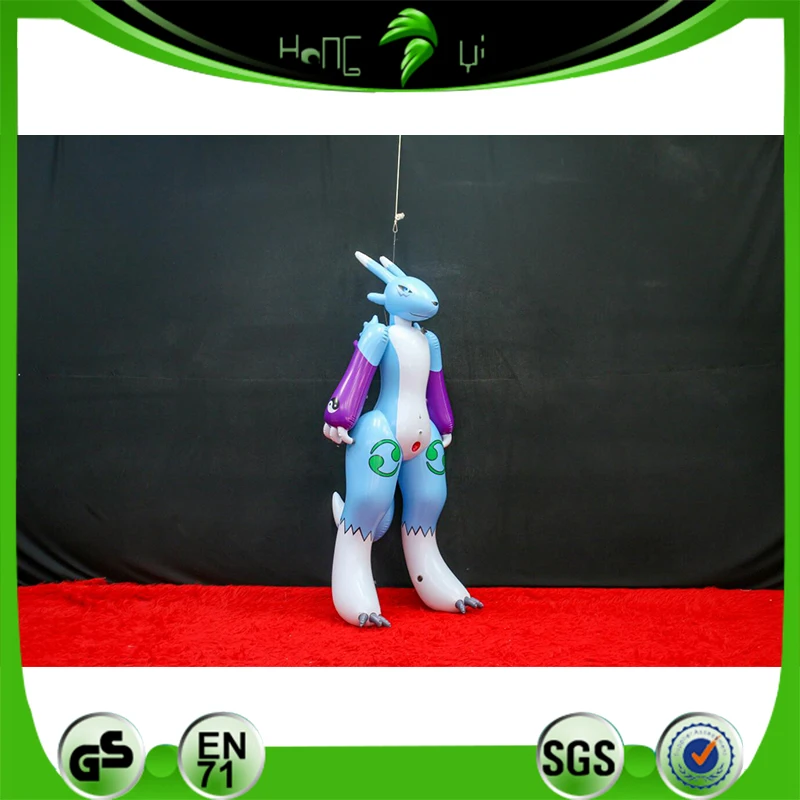 Custom Inflatable Renamon Anime Fox Girl Toy - 3 Year Warranty