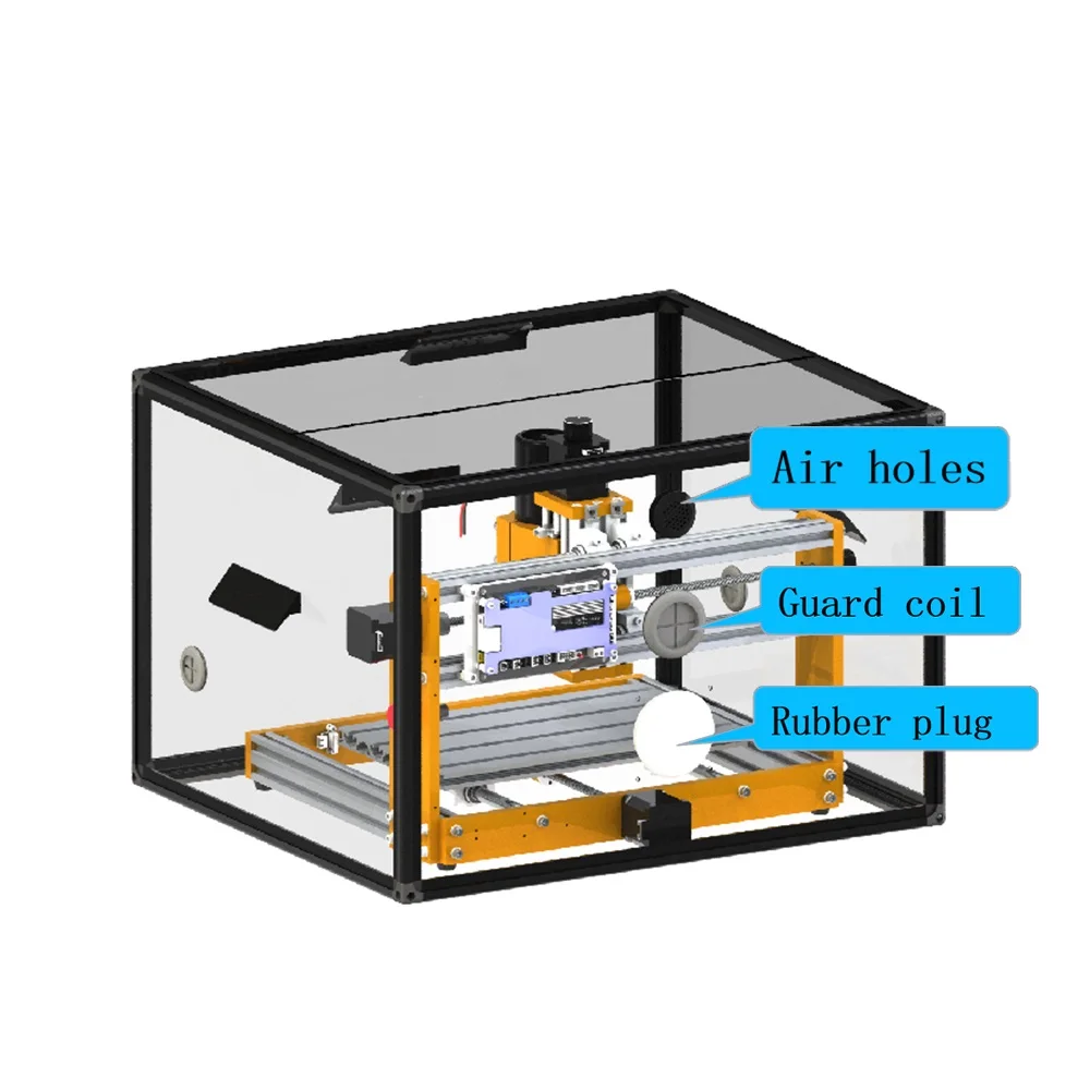 Acrylic Cnc Woodworking Machine Enclosure For 3018 Series Engraver With ...