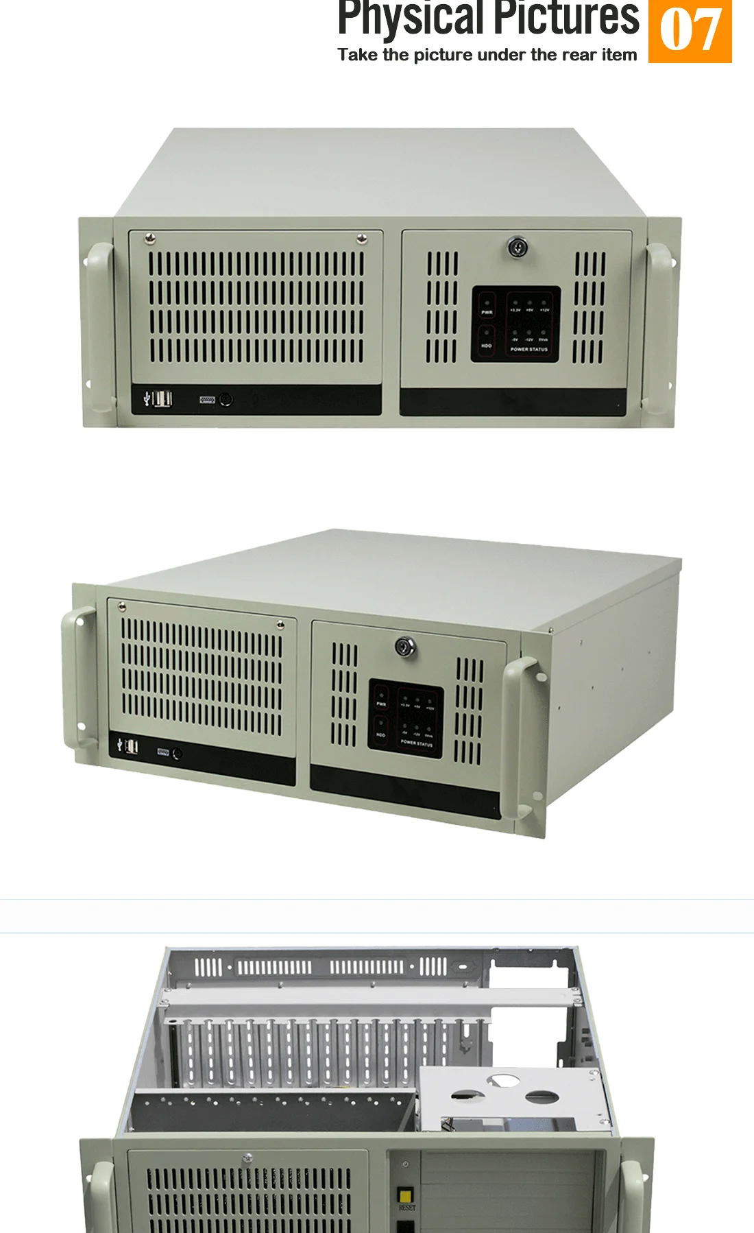 INNOVISION IPC610HF/HB - 4U Rackmount Industrial Chassis