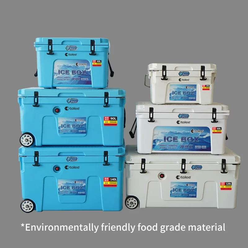 Tolee Custom Large Portable 140l Cooler Plastic Ice Chest Food Beer ...