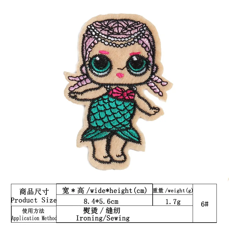 Cartoon Cute Girls Cartoon Embroidered Patch - Buy Embroidered Patches ...
