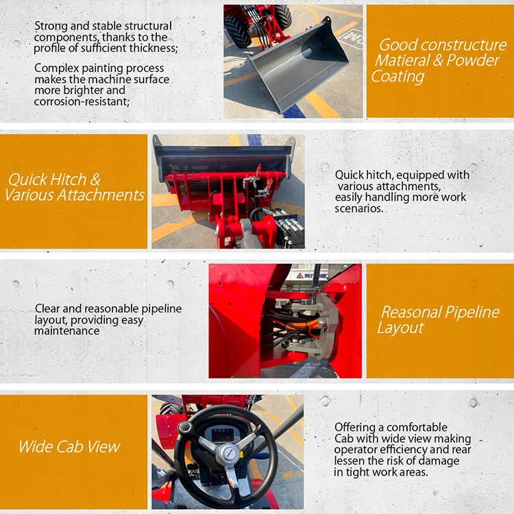 AOLITE CE E604 - Mini Electric Wheel Loader for All Terrain