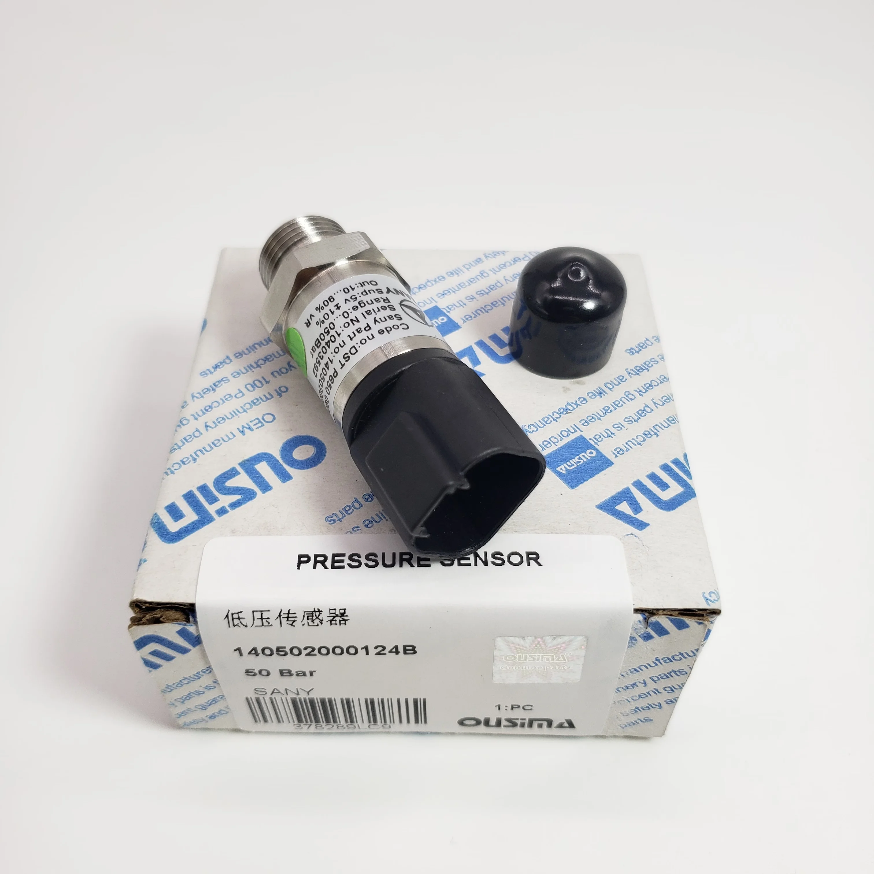 SANY Part Pressure Sensor 140502000124B - 50 Bar Precision