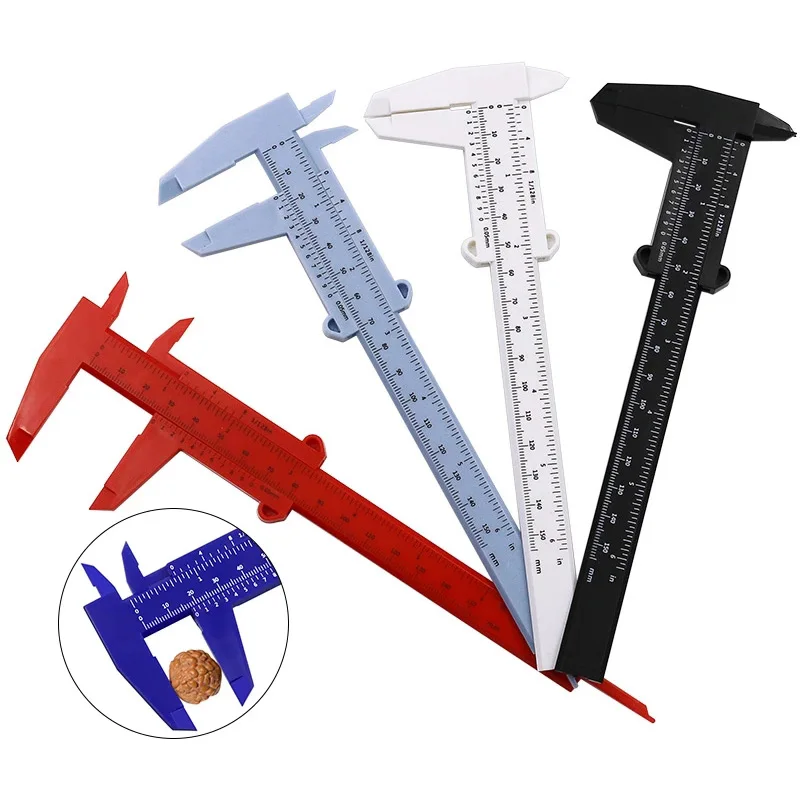 0-150mm Plastic Measuring Vernier Caliper Tattoo Caliper Ruler Gauge ...