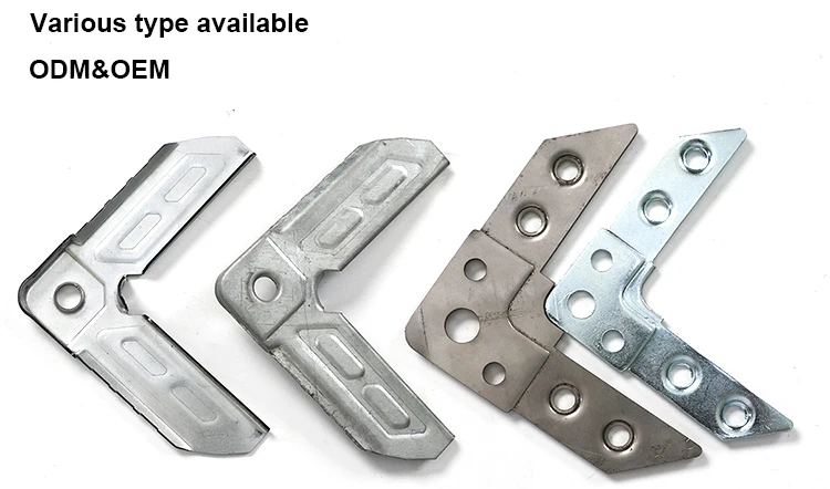 TDC Galvanized Steel Duct Flange Corner for HVAC Connectors