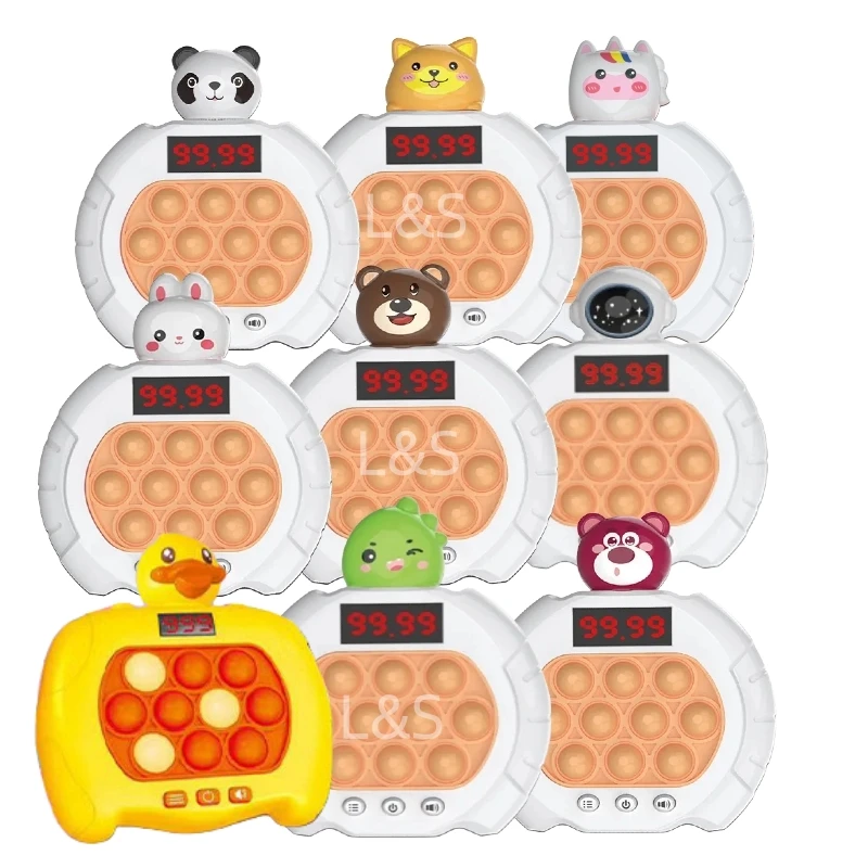 2024 Newest Luxury Pop It Quick Push Bubbles Game Console Fidget Puzzle ...