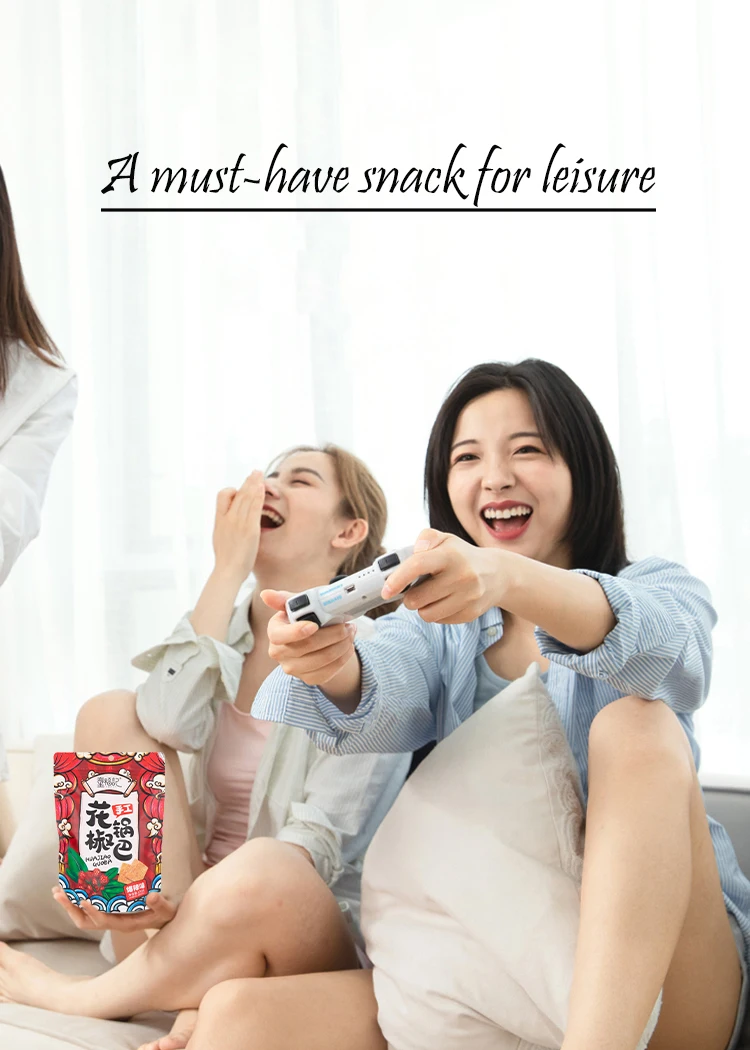 Wholesale Hand Made Rice Cracker Guoba Chinese Spicy Snack