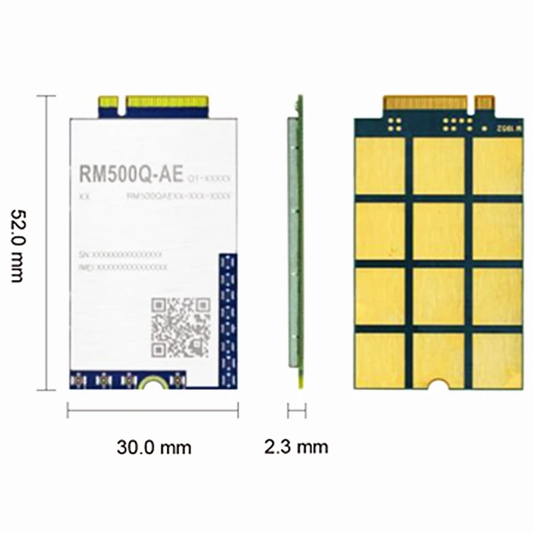 Quectel RM500Q 5G M.2 Module - Cat16 LTE for Iot Applications