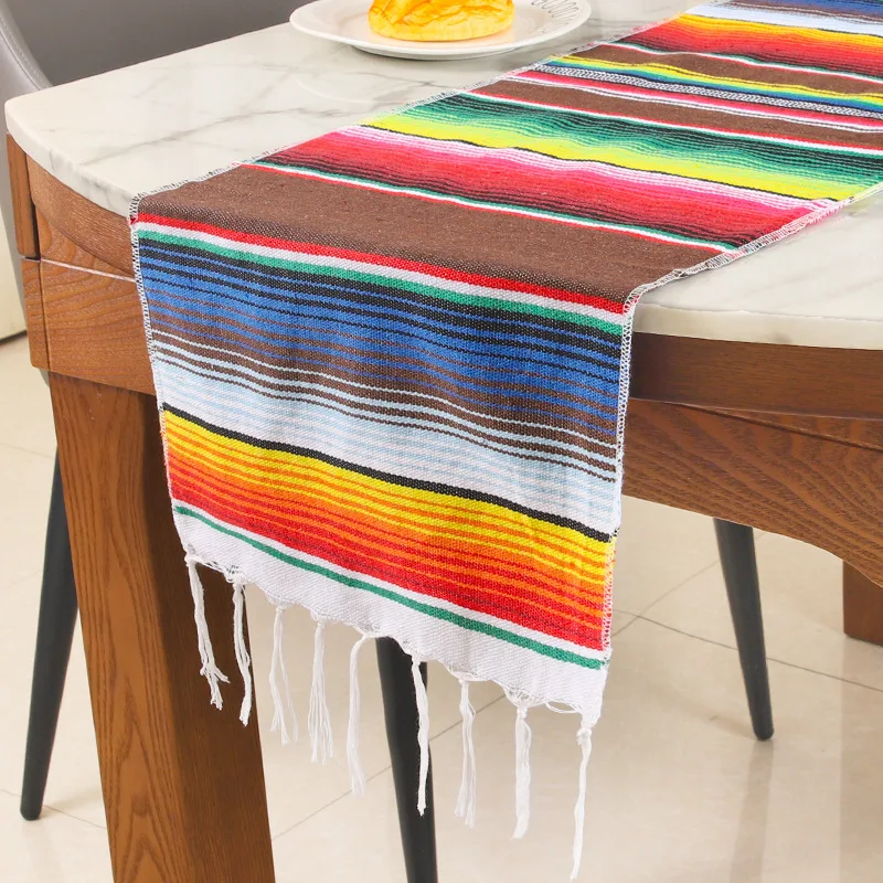 Alibaba.com: Custom Mexican Serape Theme Table Runners, Woven Geometric ...
