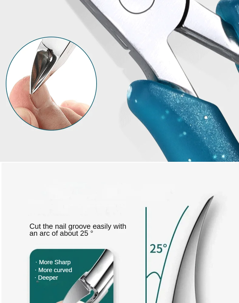 Large Professional Black Eagle Beak Toenail Clippers Easy Cut Thick ...