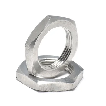 Din439 Customized Thin Sheet Nut Insert Ss304 A4-70 Chamfered Hex Thin ...