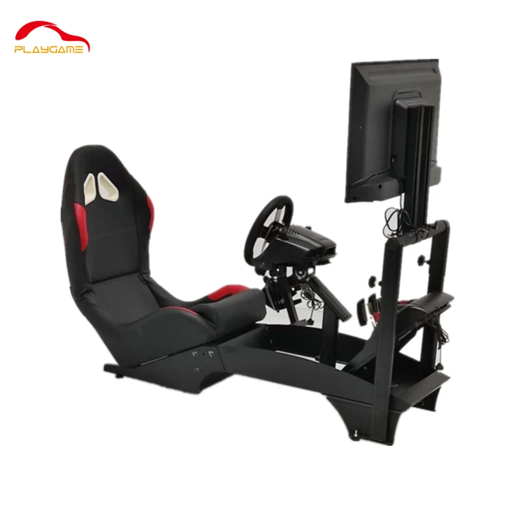 Professional Gaming Sim Rig Simulator Frames Driving Pedals Car Monitor ...