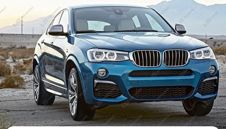 X4M Style Body Kit for BMW X4 F26 with Front Rear Bumper Rear Diffuser ...